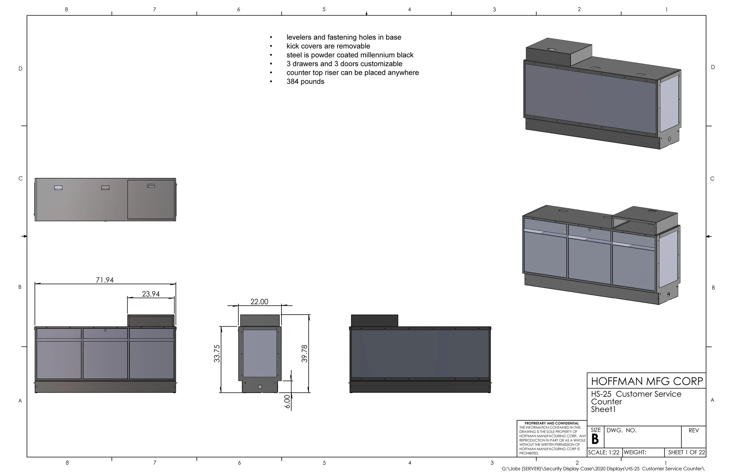 HS-25 HS-25 Customer Service by Fortress Display - Secure & Stylish ...