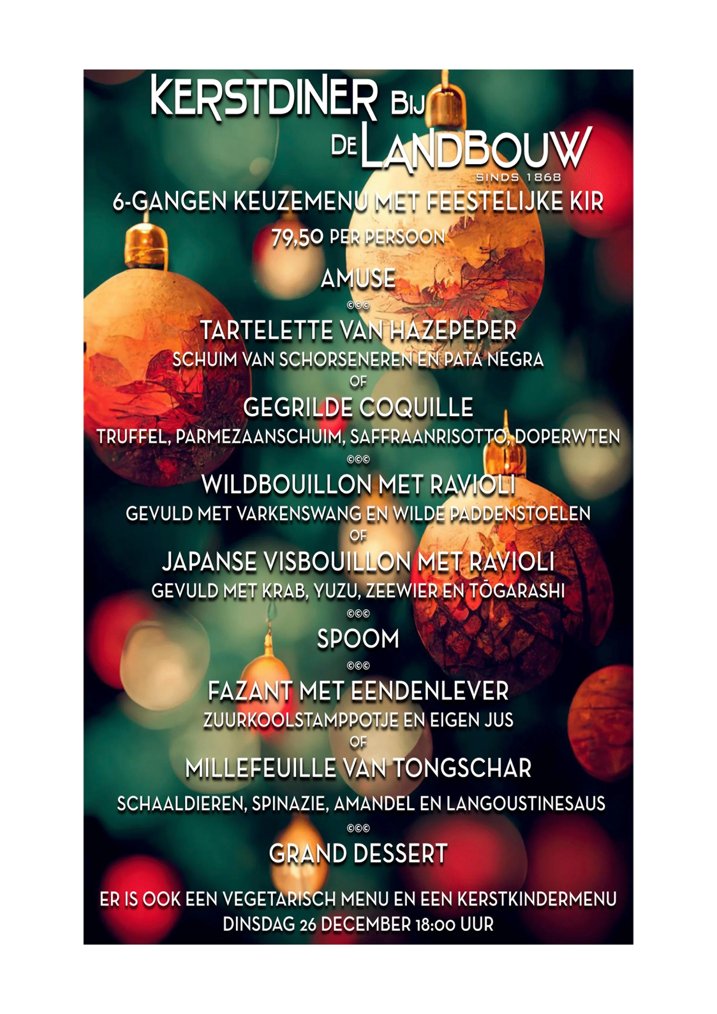 Uit eten met Kerstmis? 8 x restaurants die open zijn in Den Haag een ...