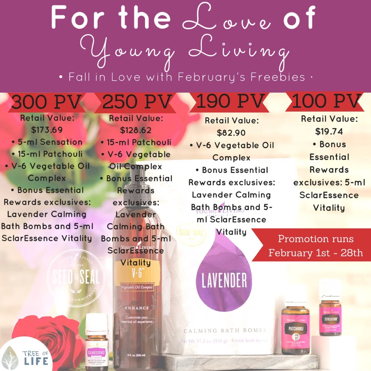 February Promo: Fall in Love with These Freebies — Tree of Life