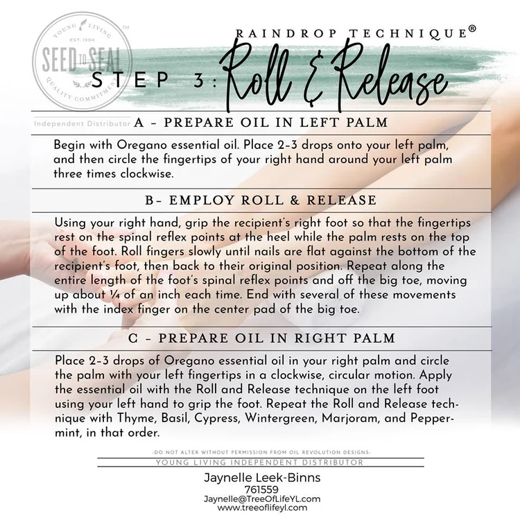 Raindrop Technique: How-To — Tree of Life