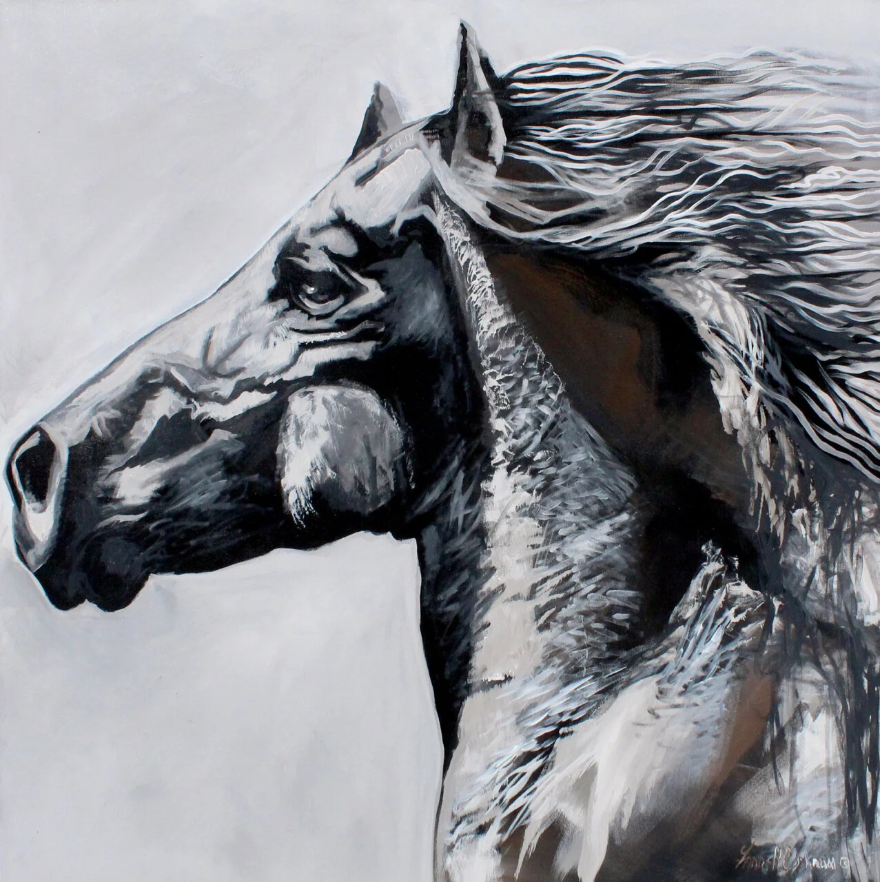 The Adobe Fine Art —Farrell Cockrum—"The King's Horse"