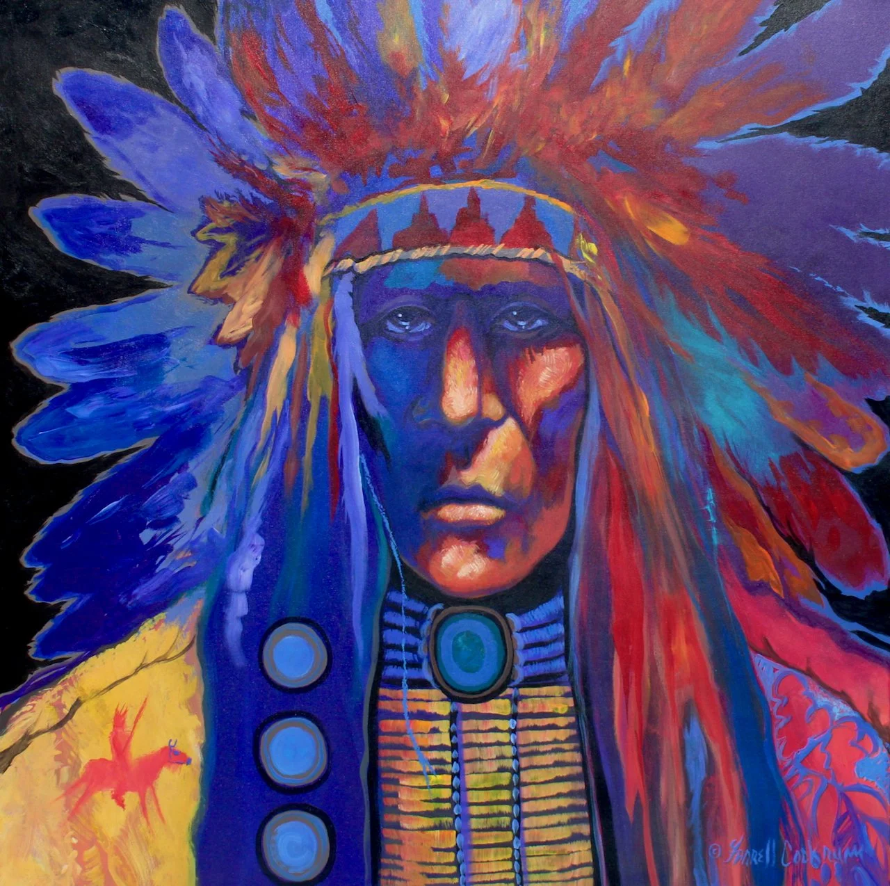 The Adobe Fine Art —Farrell Cockrum—"Medicine Bull"