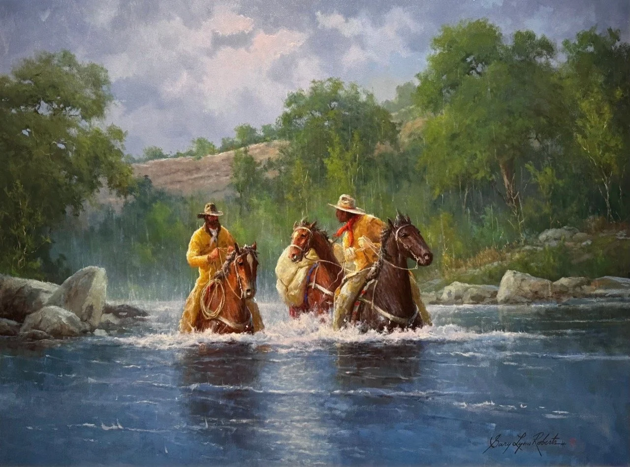 The Adobe Fine Art —Gary Lynn Roberts—"The Crossing"