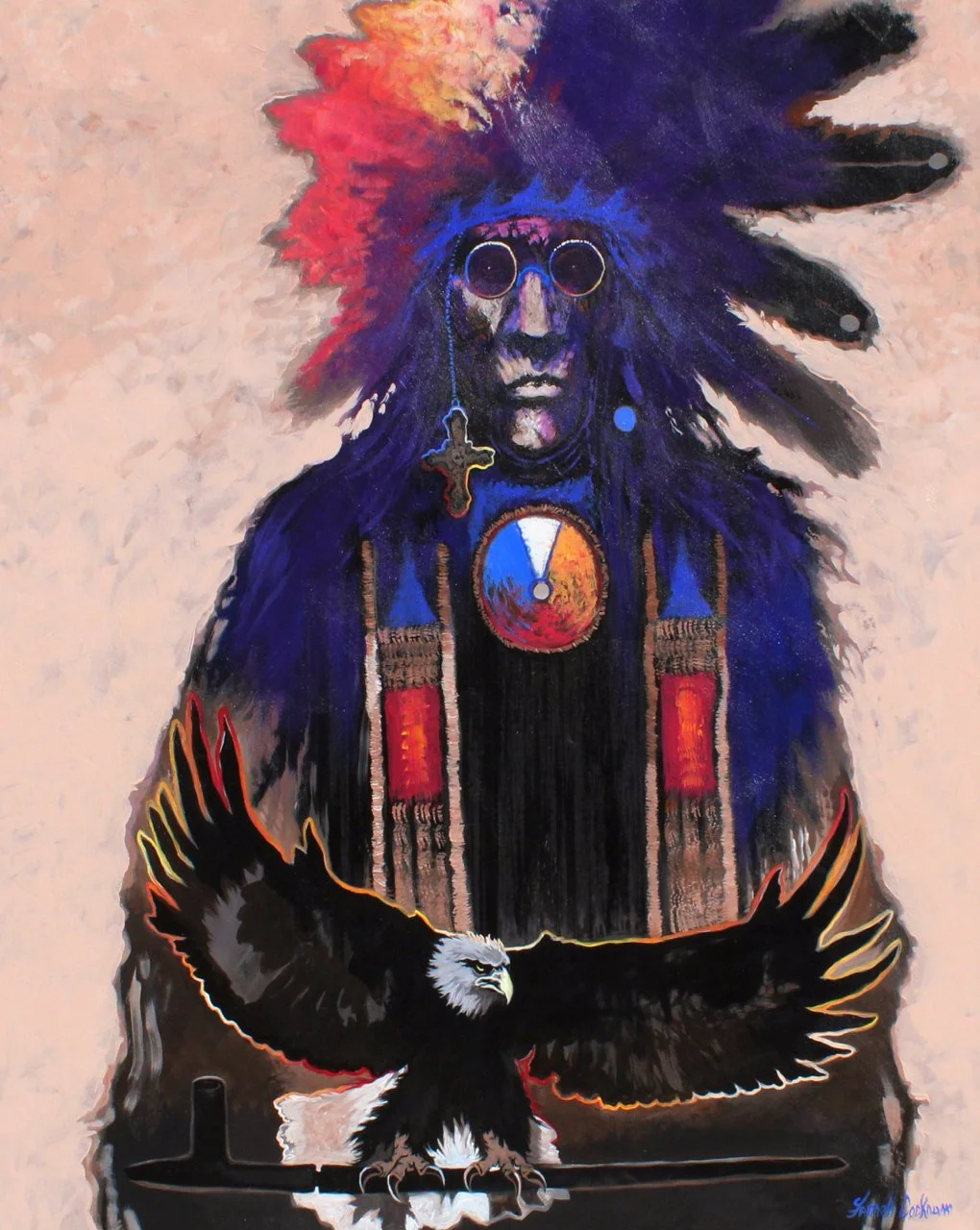 The Adobe Fine Art —Farrell Cockrum—"Napi's Compadre"