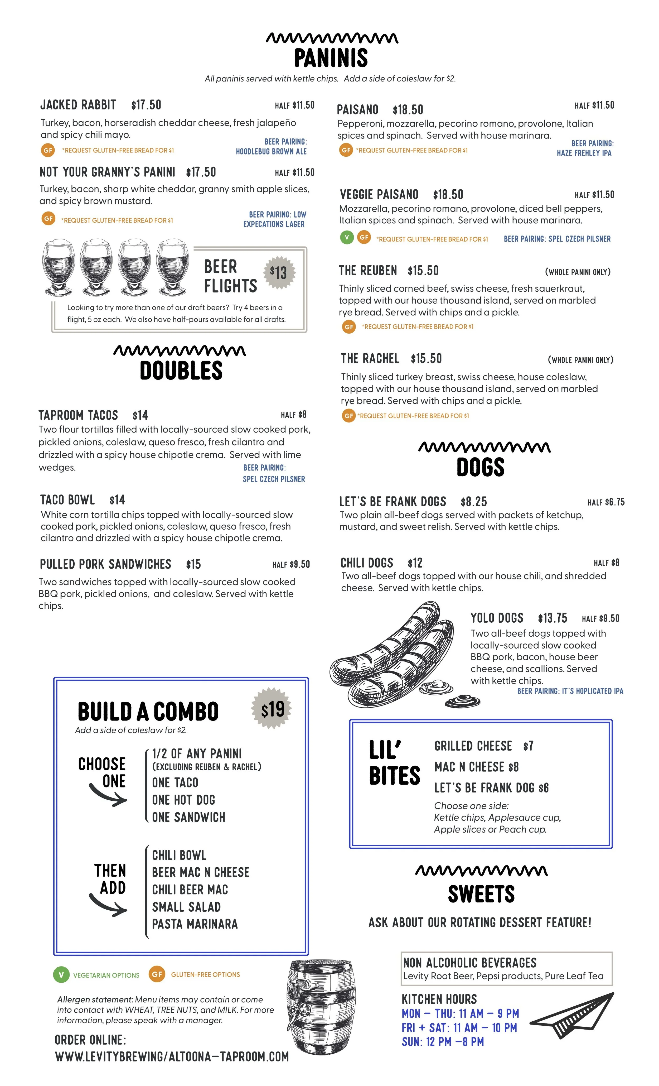 The Food — Levity Brewing Co.