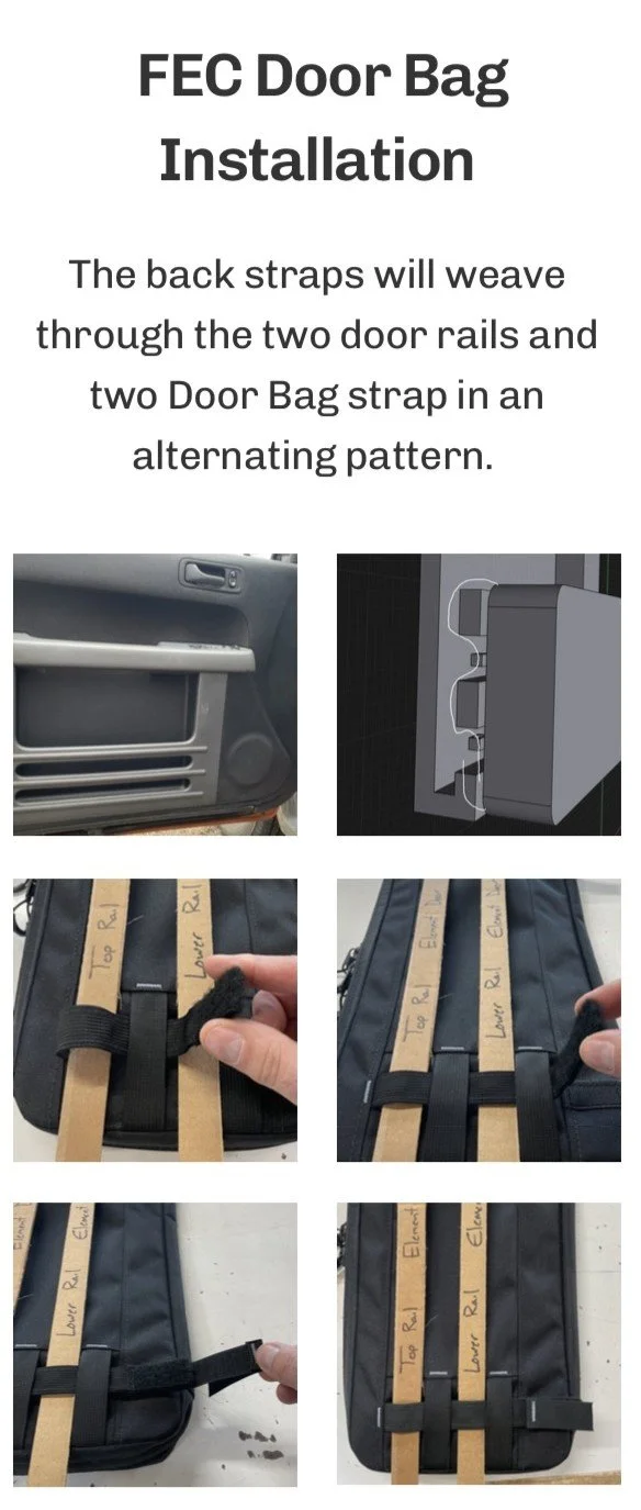 FEC DOOR BAGS — Fifth Element Camping