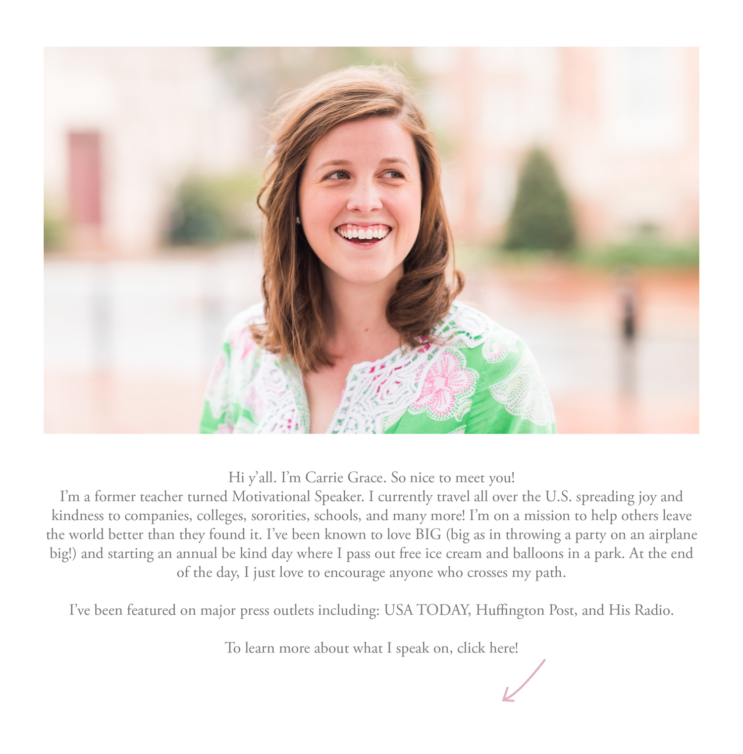 Meet Carrie — Carrie Grace