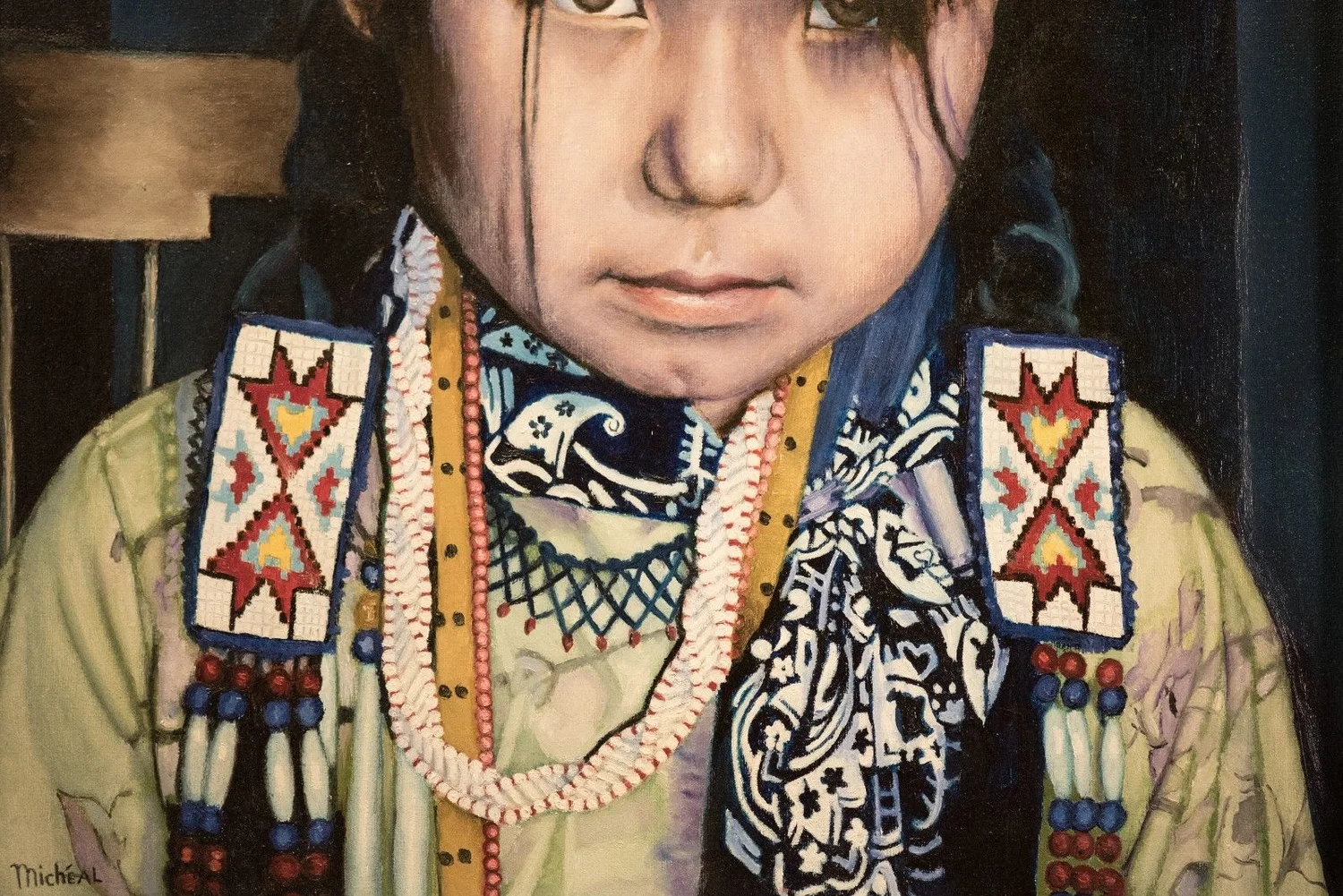 Native American Woman Portrait