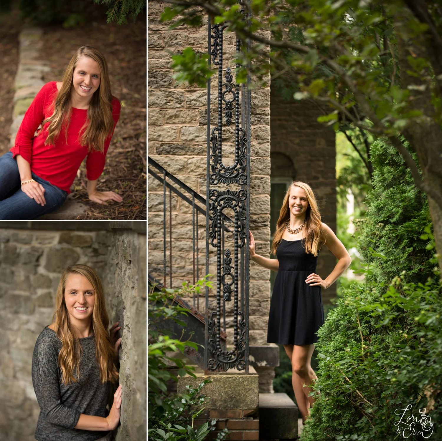 Mercy High School Senior Photos: Krista at the Sunken Gardens — Lori ...