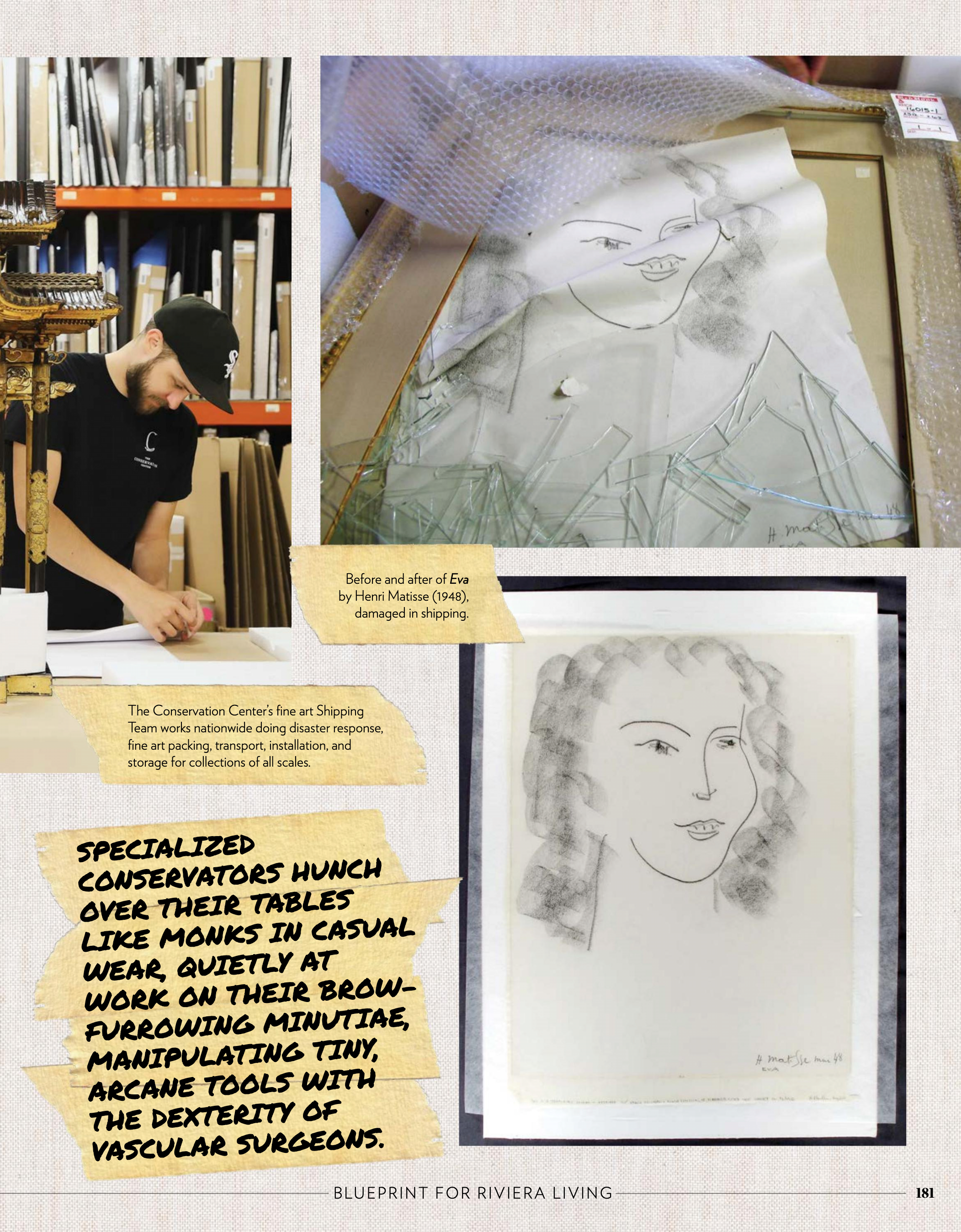 "Art is Timeless. A Work of Art, Not So Much" The Riv Magazine (story ...