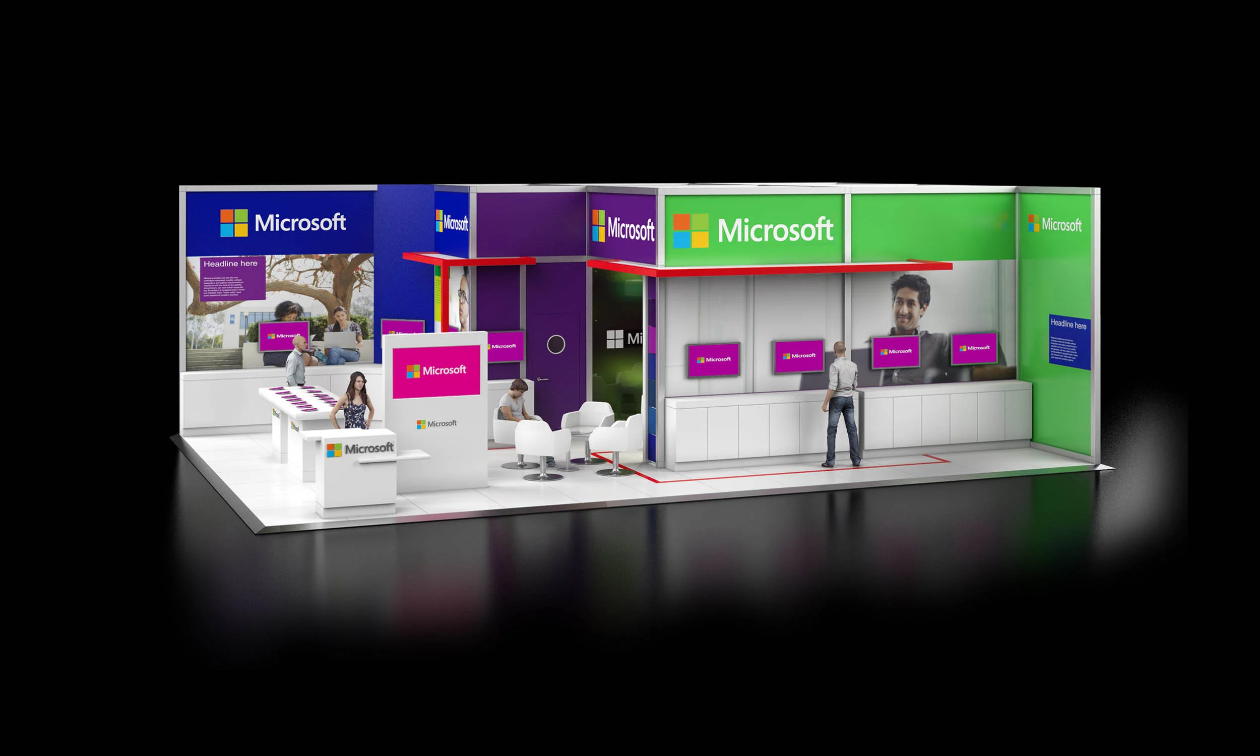 EXHIBITION STAND DESIGN & 3D VISUALS — Dave Bowcutt Ltd