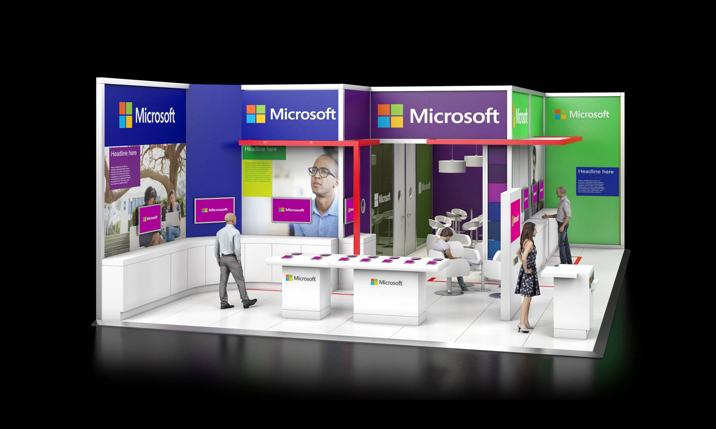 EXHIBITION STAND DESIGN & 3D VISUALS — Dave Bowcutt Ltd