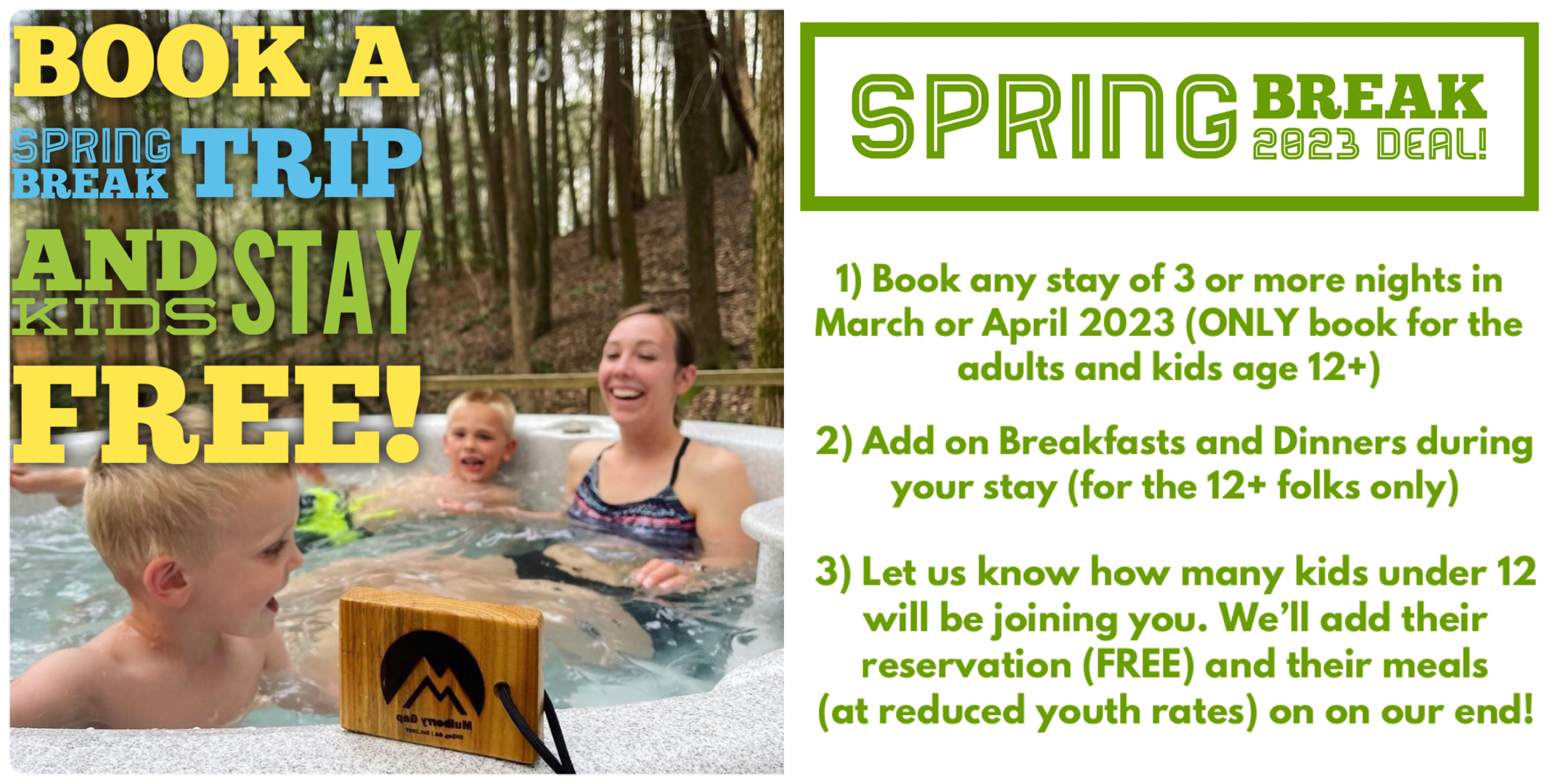 2023 SPRING BREAK FAMILY DEAL!