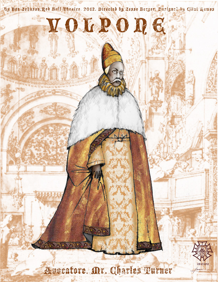 VOLPONE COSTUME SKETCHES — CR