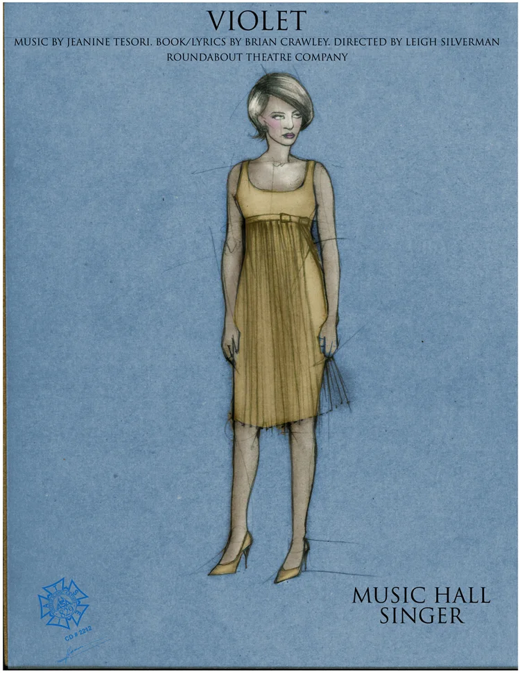 VIOLET COSTUME SKETCHES — CR