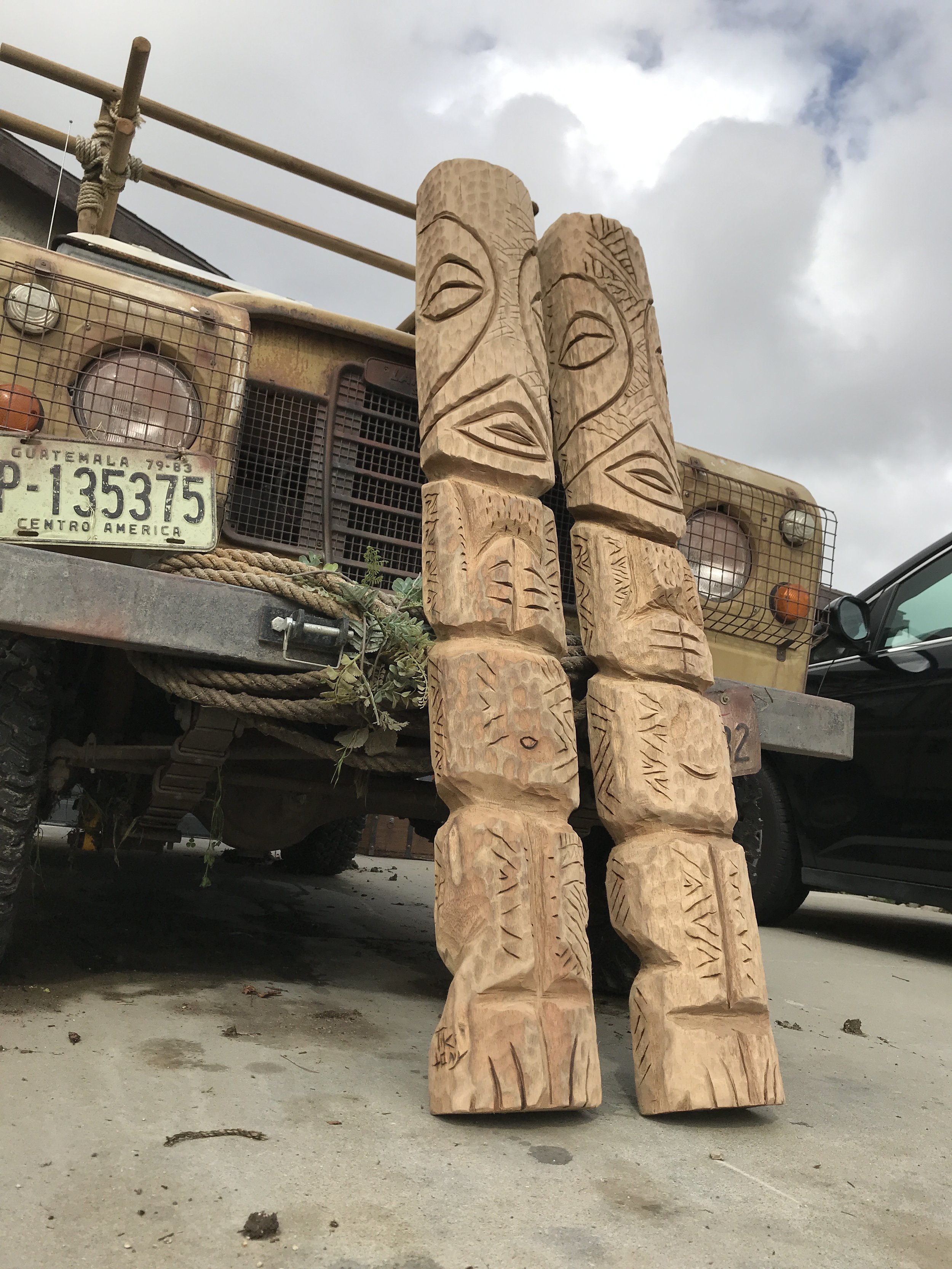 Big Carved Tikis — Tiki tOny