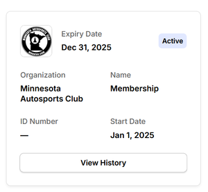 Membership — Minnesota Autosports Club