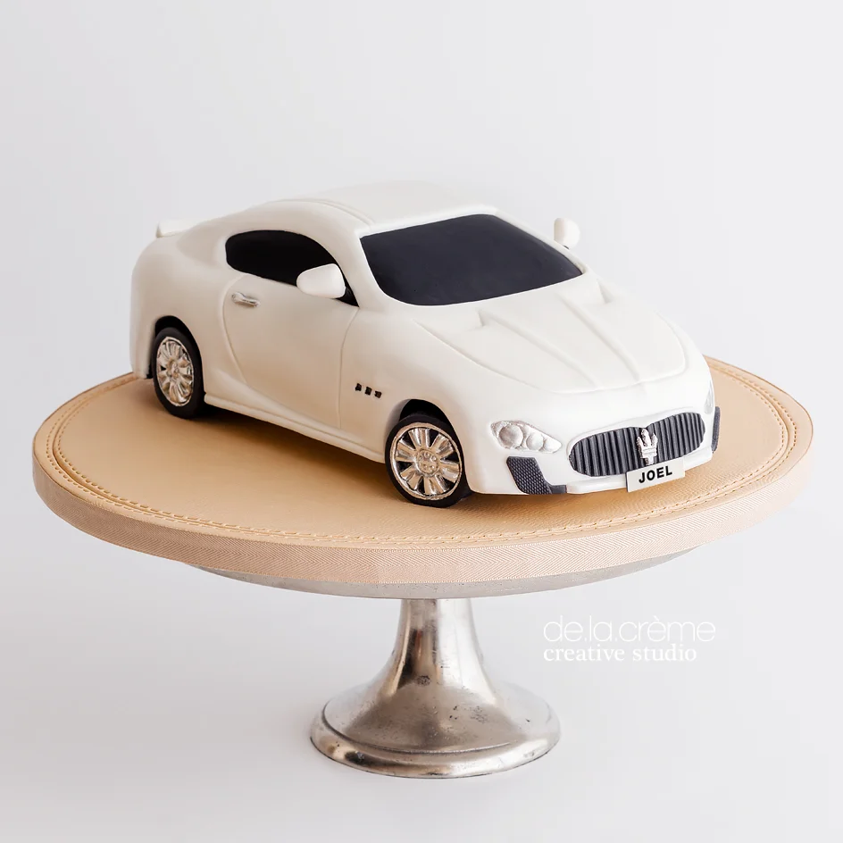 Maserati Car Cake — De la Crème Creative Studio