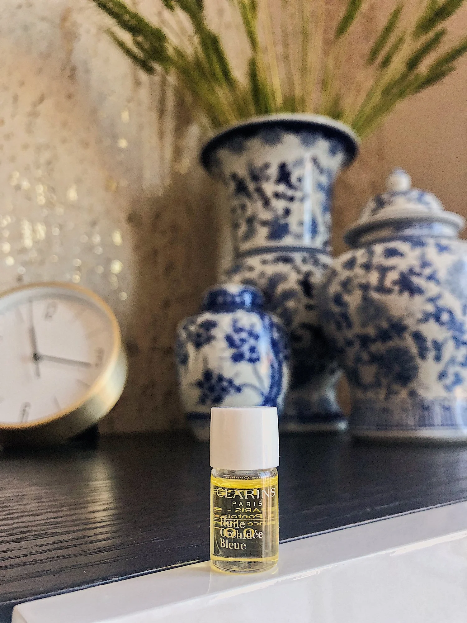 REVIEW: Clarin's Blue Orchid Face Oil — Untouchable