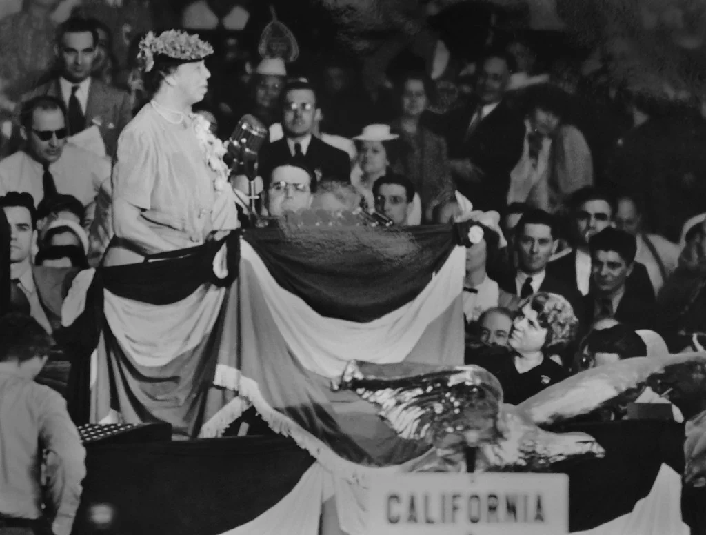 Eleanor Roosevelt - 'We face a grave and serious situation', Democratic ...