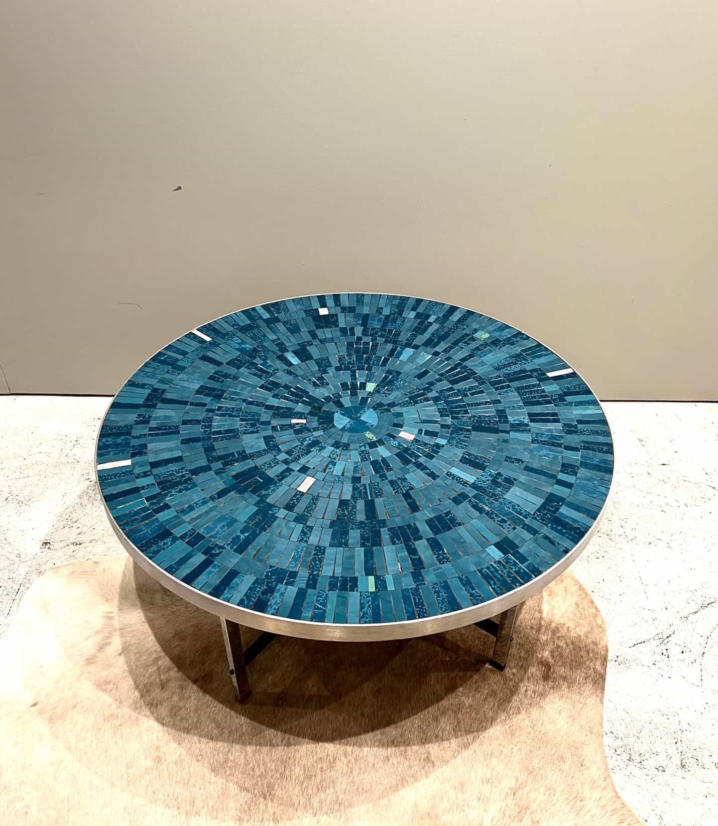 Berthold Müller Blue Mosaic Coffee Table-THE HISTORY