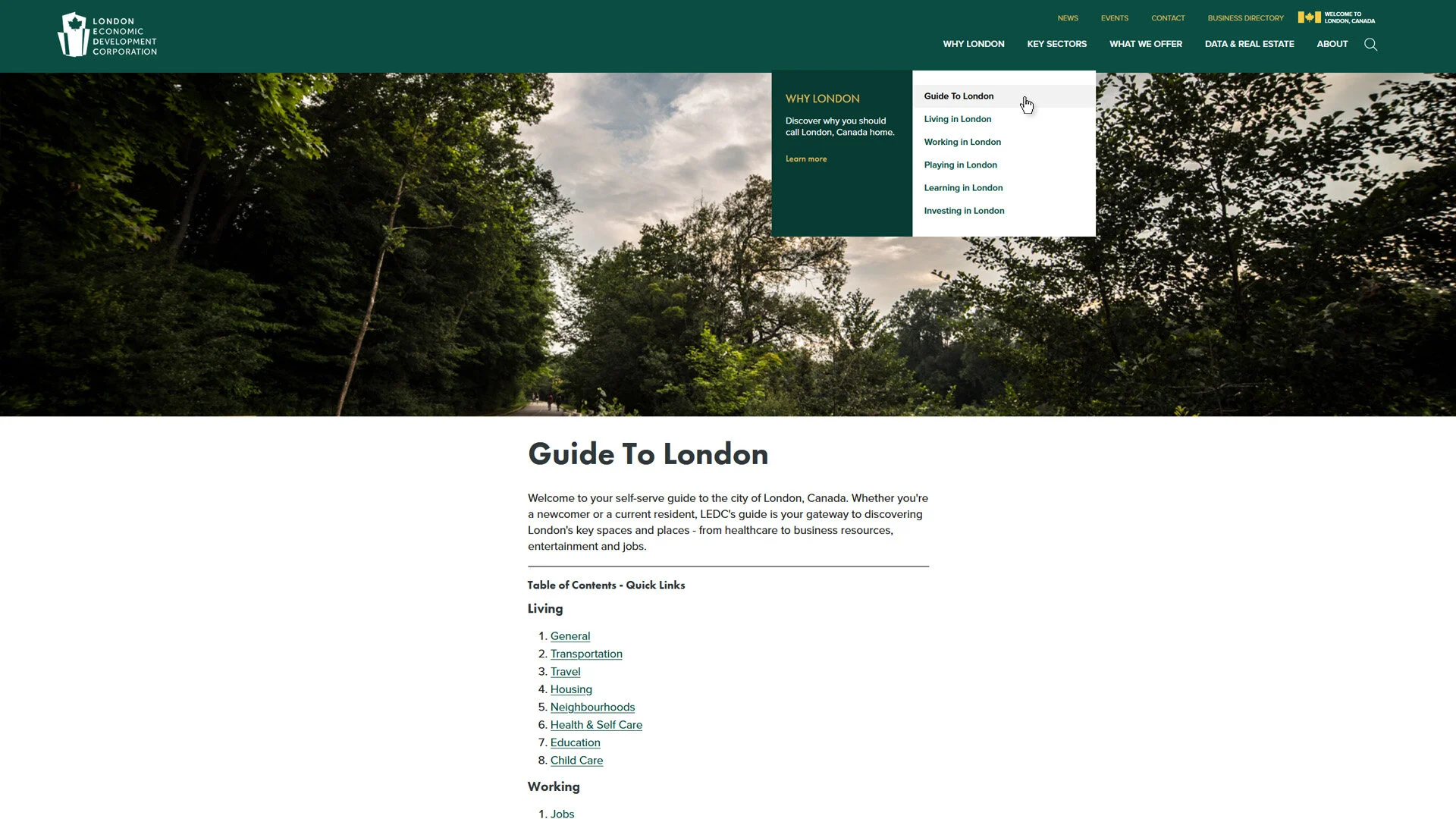 London Economic Development Corporation — rTraction