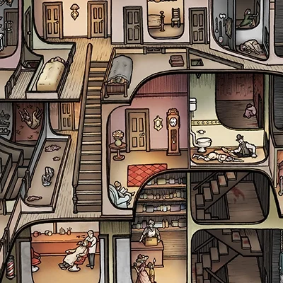 H H Holmes Castle Layout