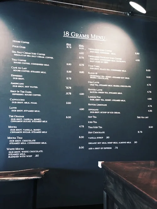 Menus & Price Board Signs — Cal Signs Inc.