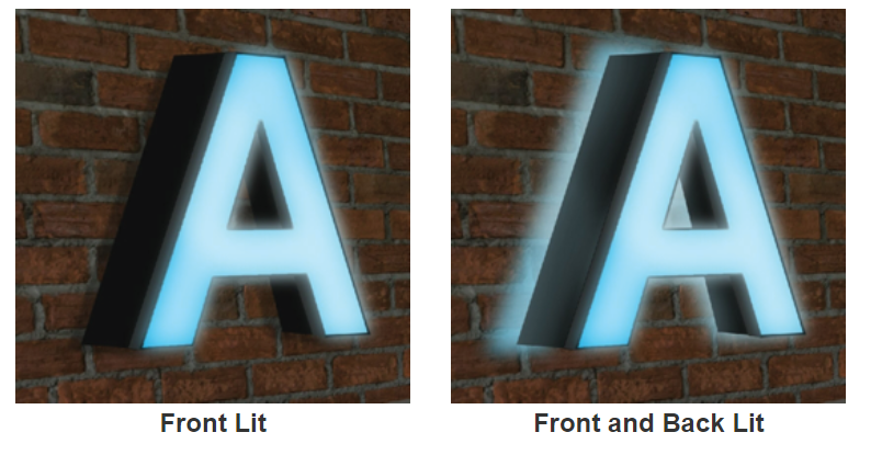 Channel Letters (Ind. Illuminated Letters) — Cal Signs Inc.