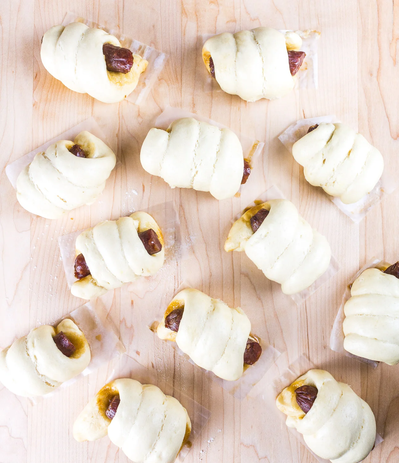 Lap Cheong Buns — knead. bake. cook.