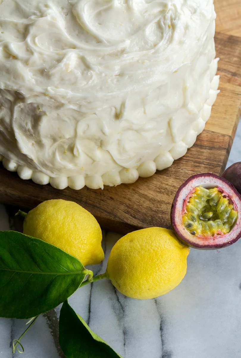Lemon Passion Fruit Layer Cake — knead. bake. cook.