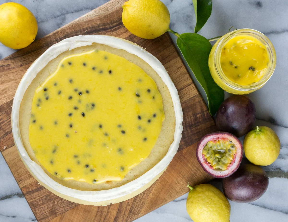 Lemon Passion Fruit Layer Cake — knead. bake. cook.