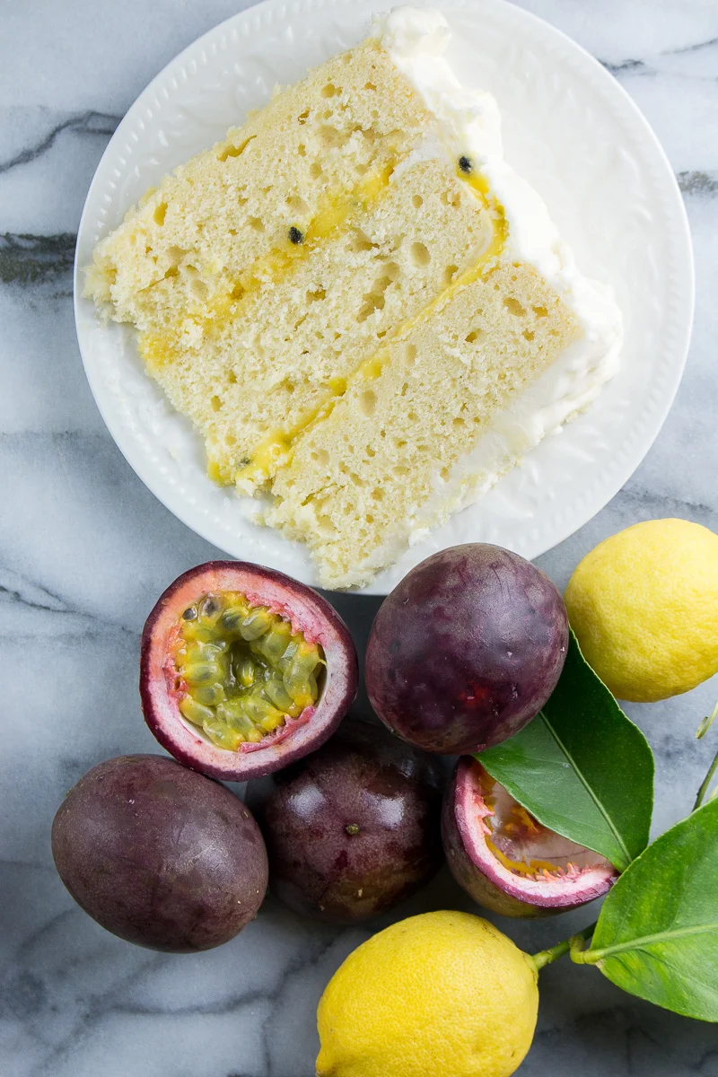 Lemon Passion Fruit Layer Cake — knead. bake. cook.