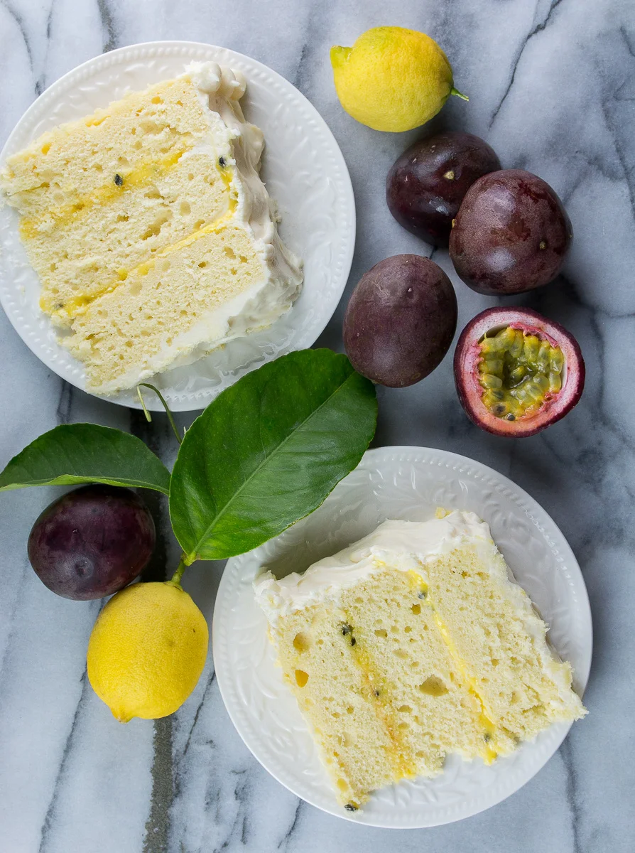 Lemon Passion Fruit Layer Cake — knead. bake. cook.