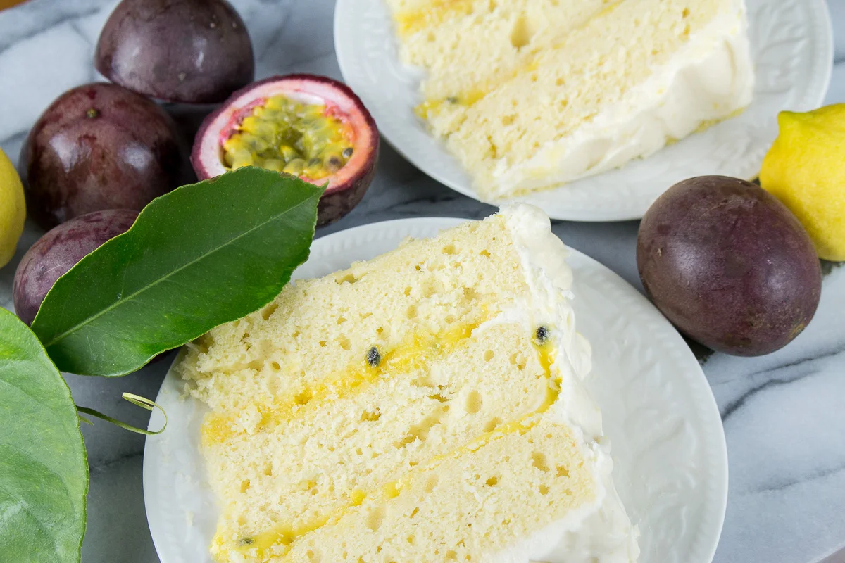 Lemon Passion Fruit Layer Cake — knead. bake. cook.