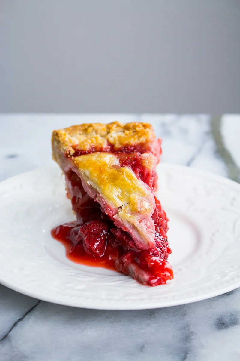 Strawberry Rhubarb Pie — knead. bake. cook.