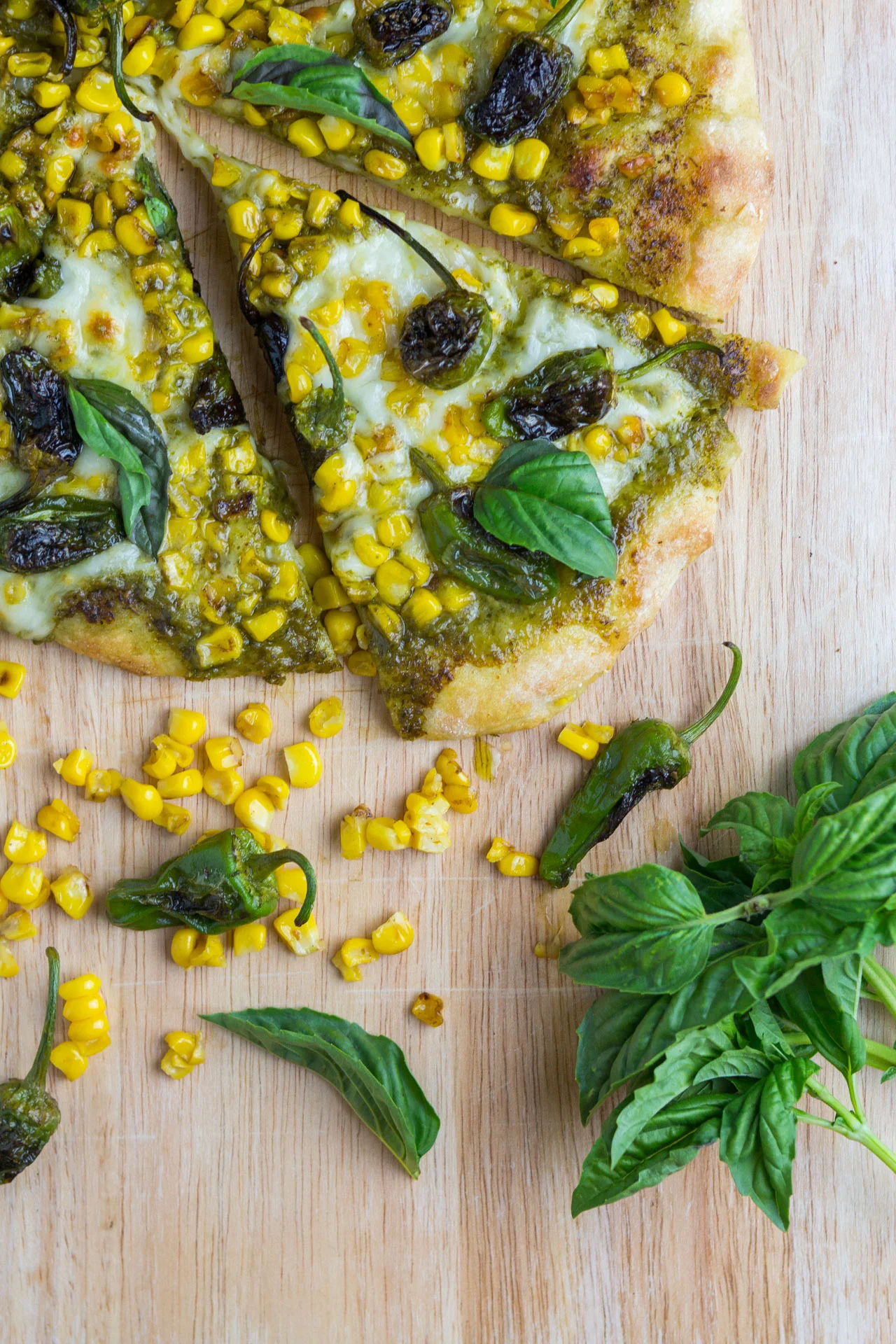 Roasted Corn and Shishito Pepper Pizza — knead. bake. cook.