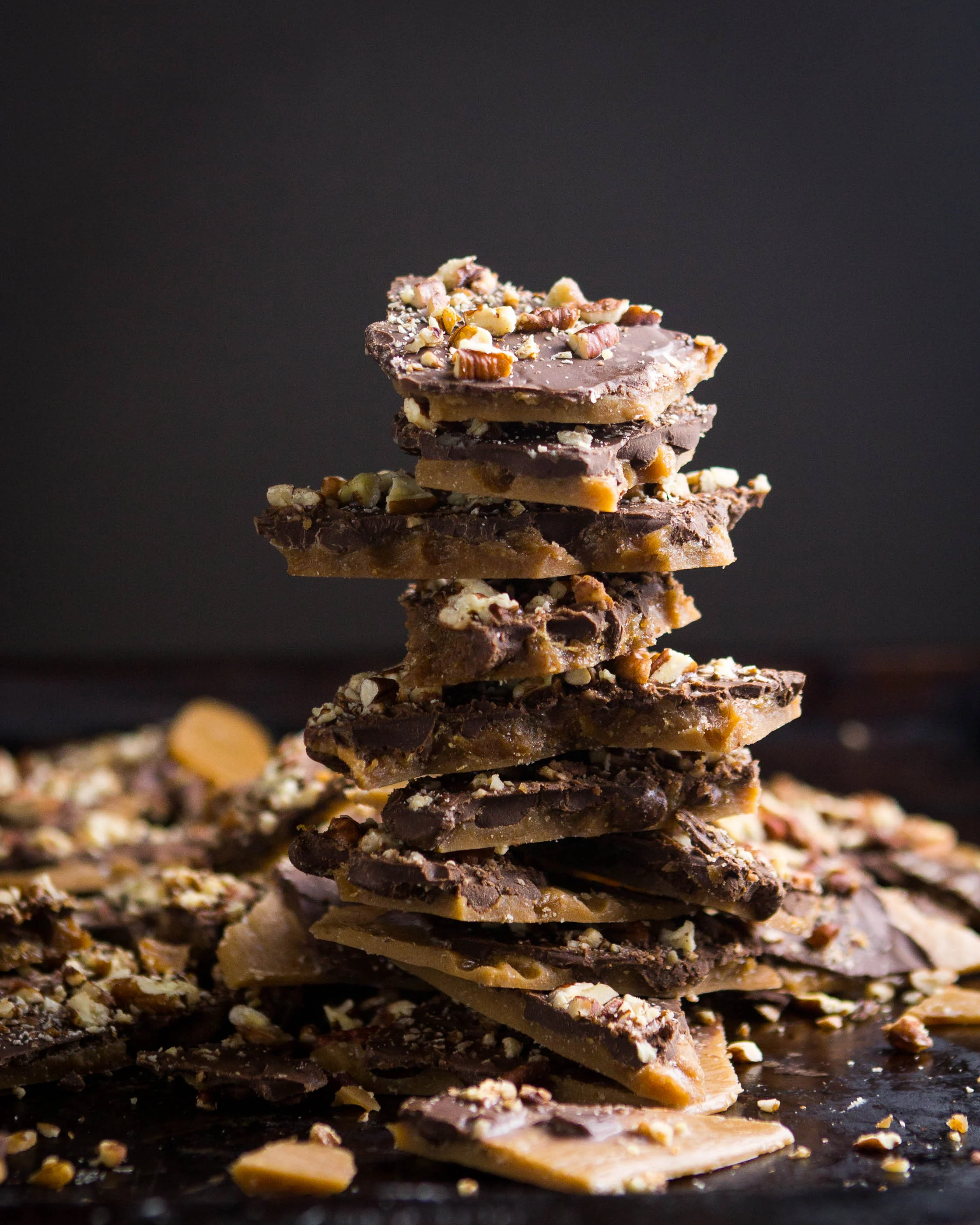 Pecan-Topped Toffee — knead. bake. cook.