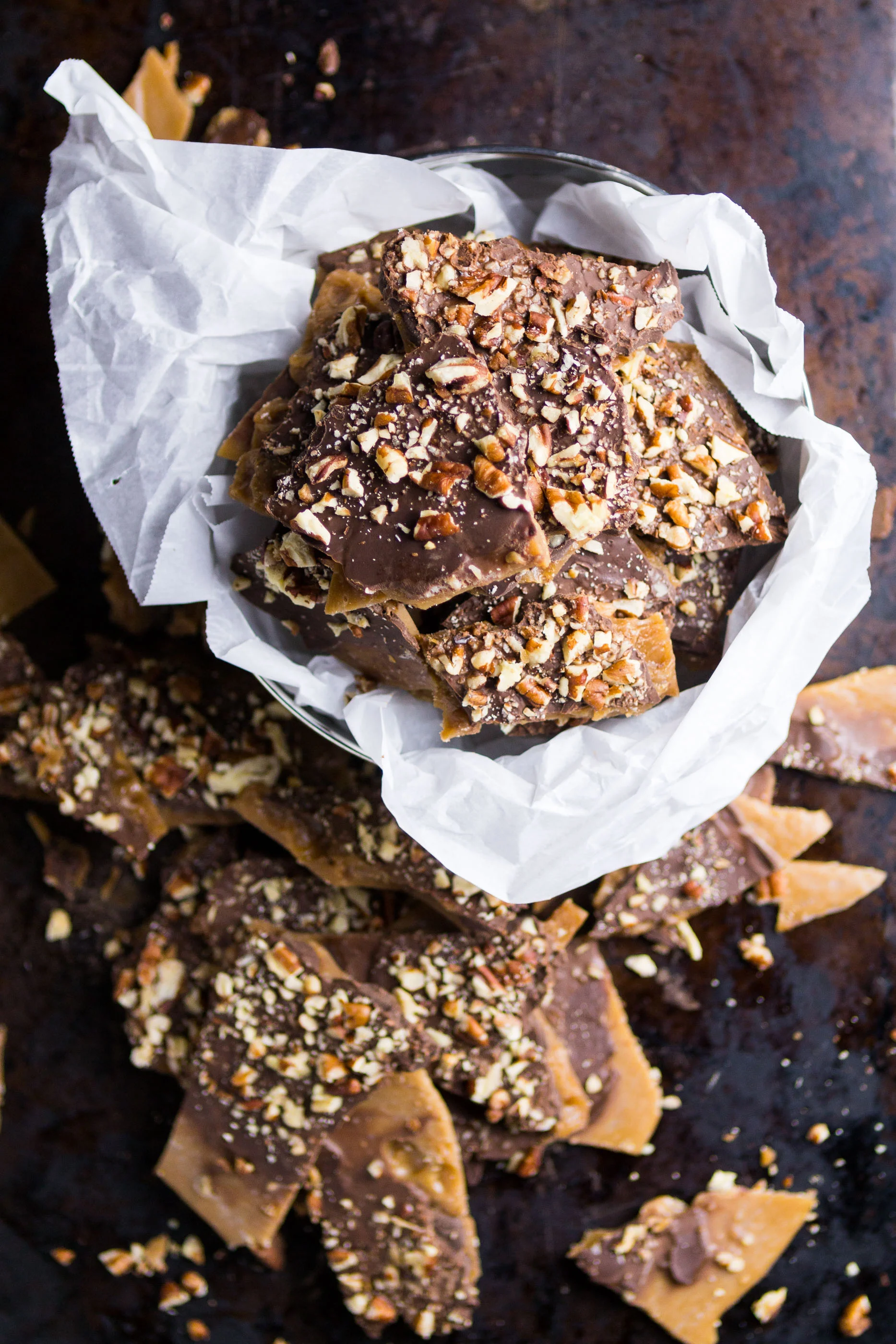 Pecan-Topped Toffee — knead. bake. cook.
