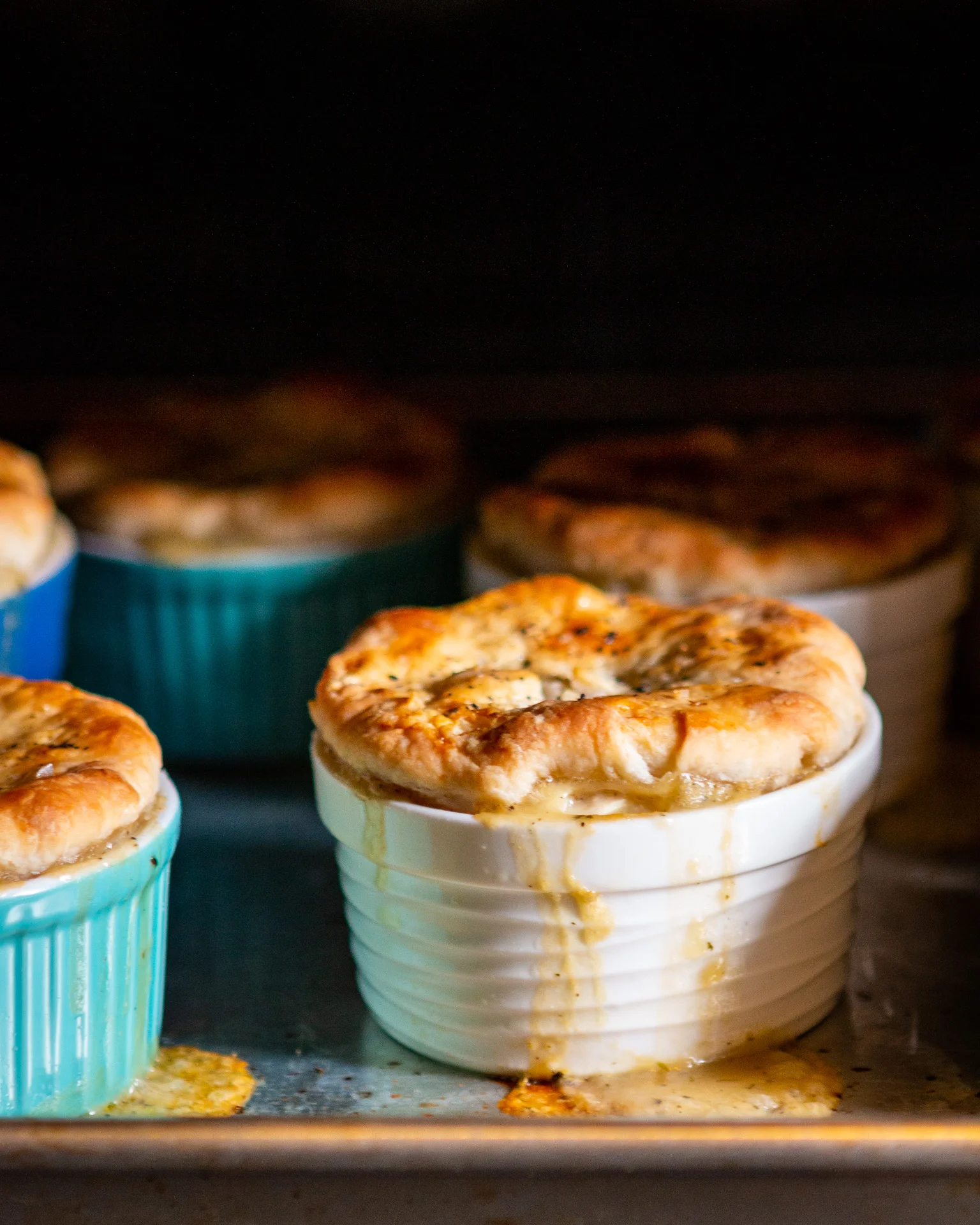 Mini Chicken Pot Pies — knead. bake. cook.