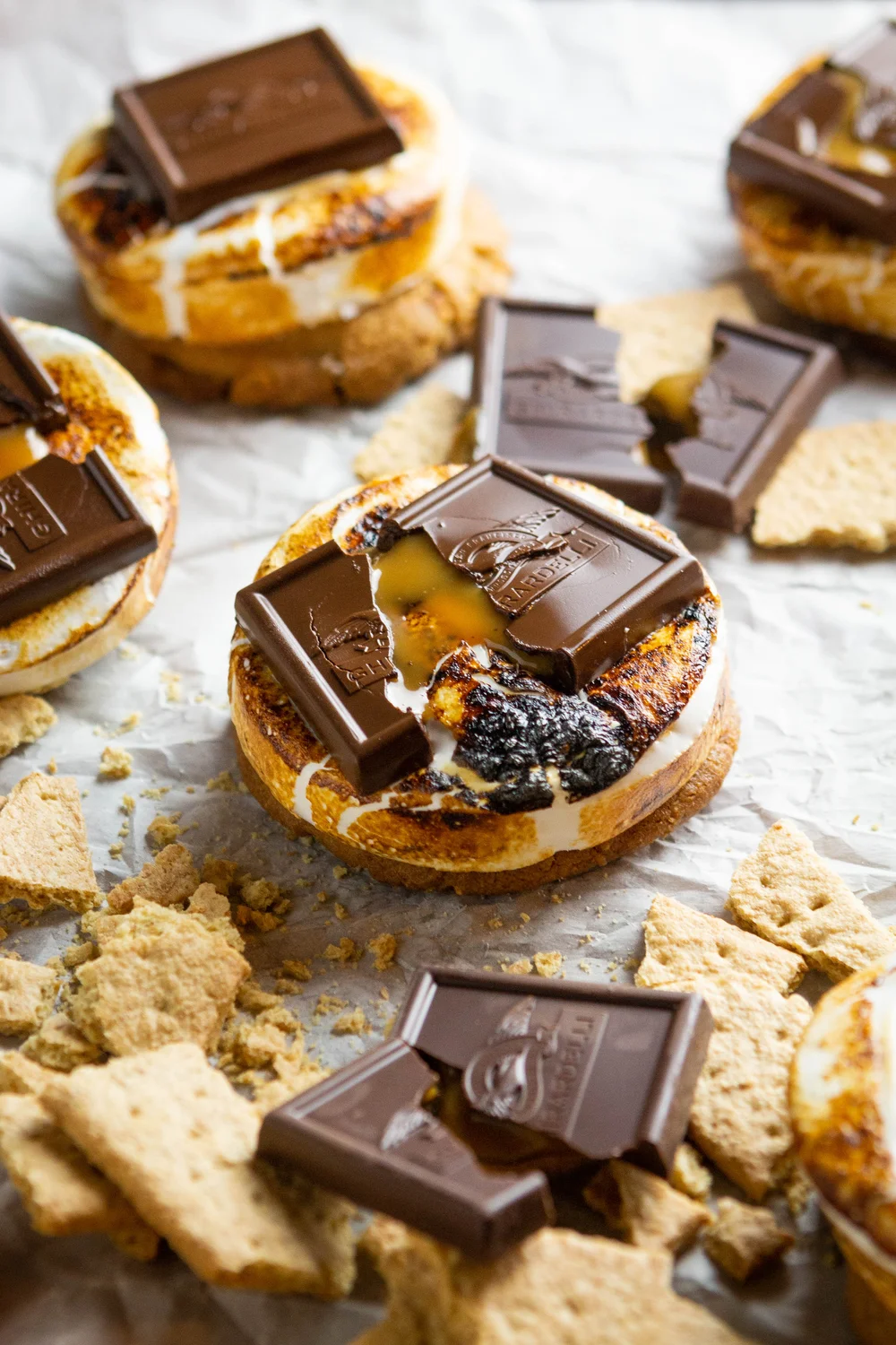Open Face S'mores Sandwiches — knead. bake. cook.