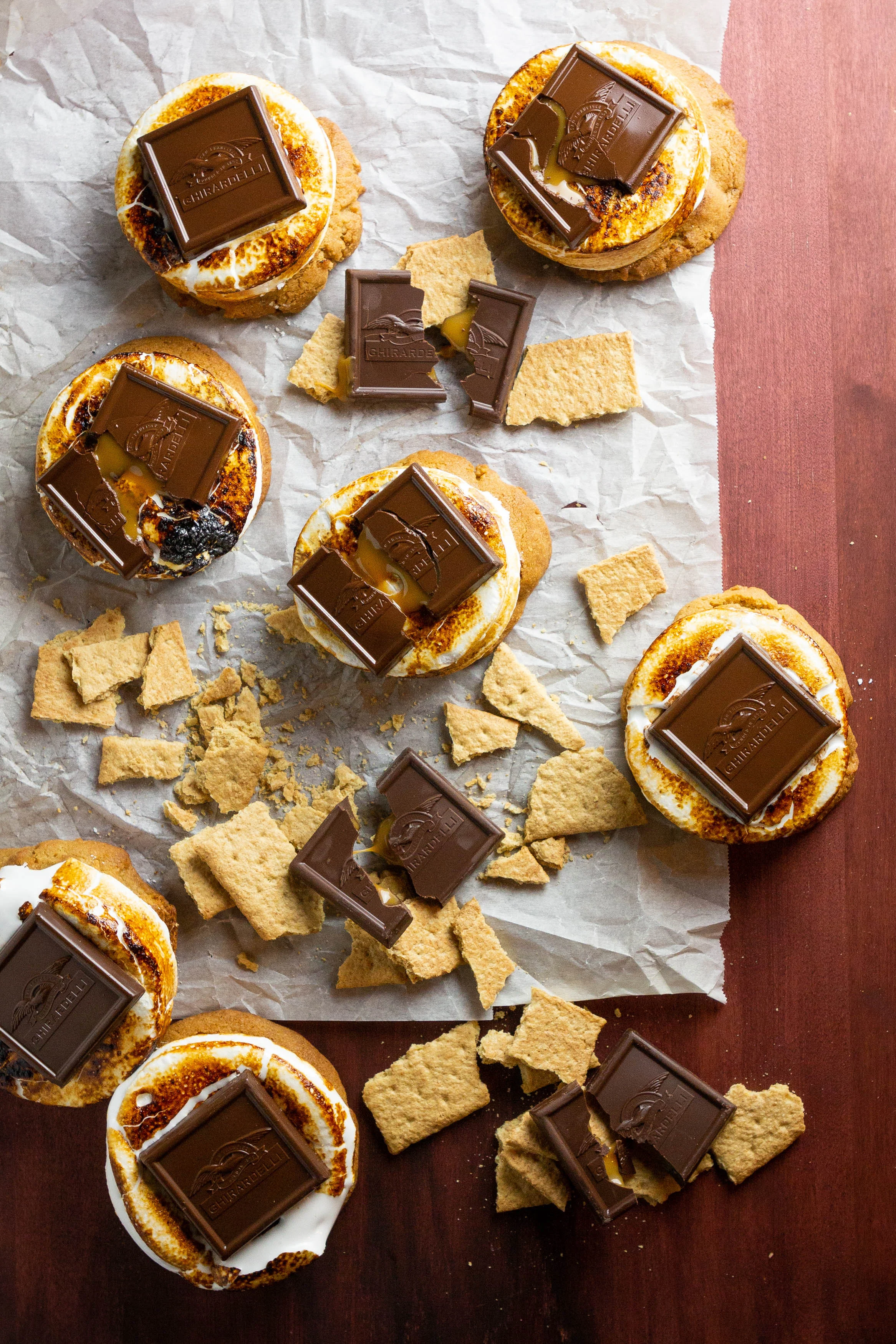 Open Face S'mores Sandwiches — knead. bake. cook.