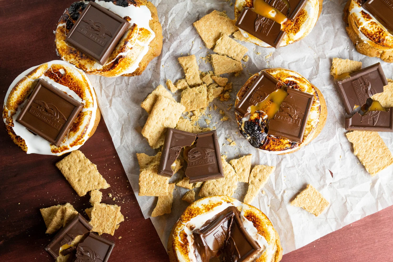 Open Face S'mores Sandwiches — knead. bake. cook.
