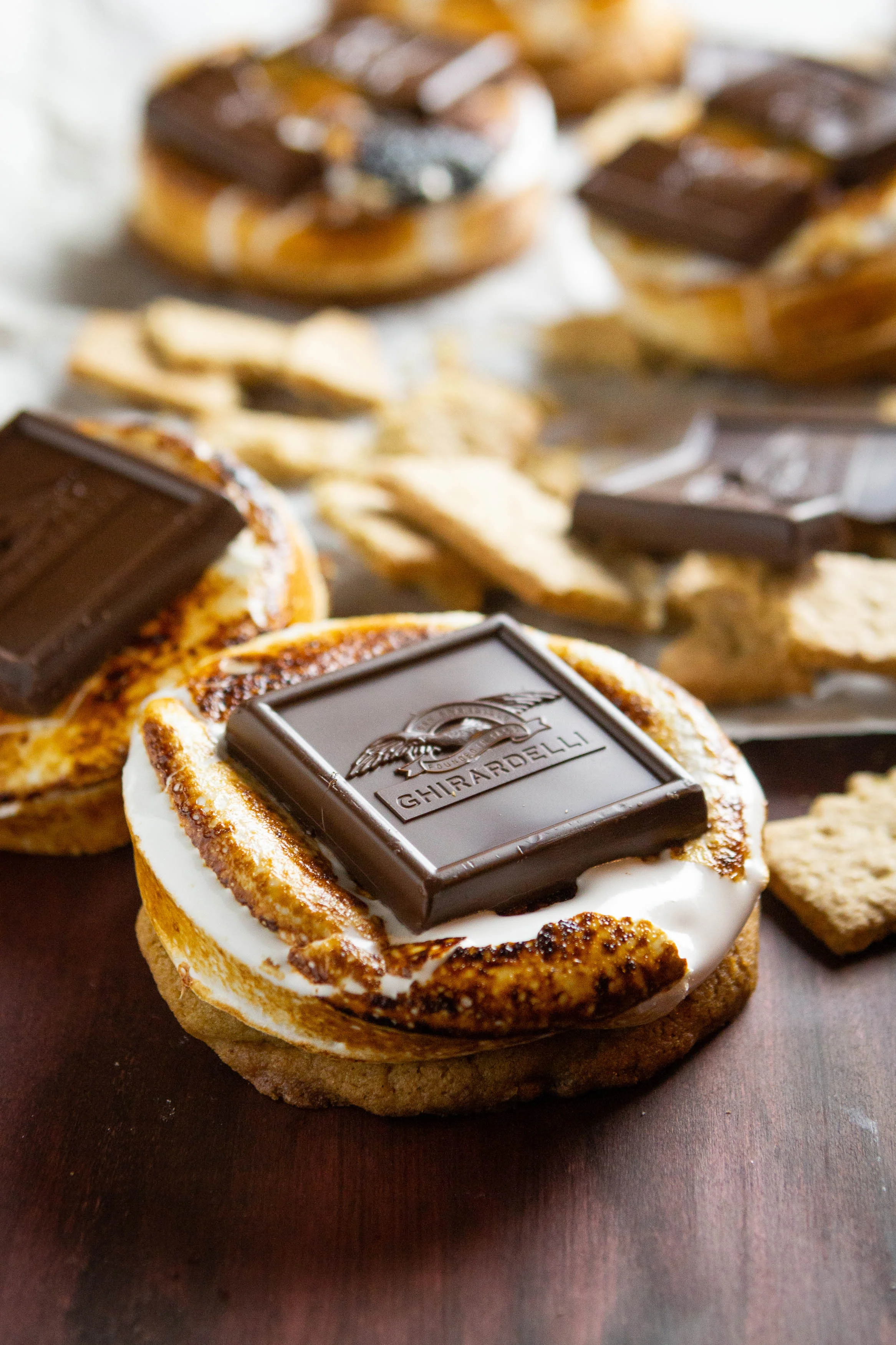 Open Face S'mores Sandwiches — knead. bake. cook.