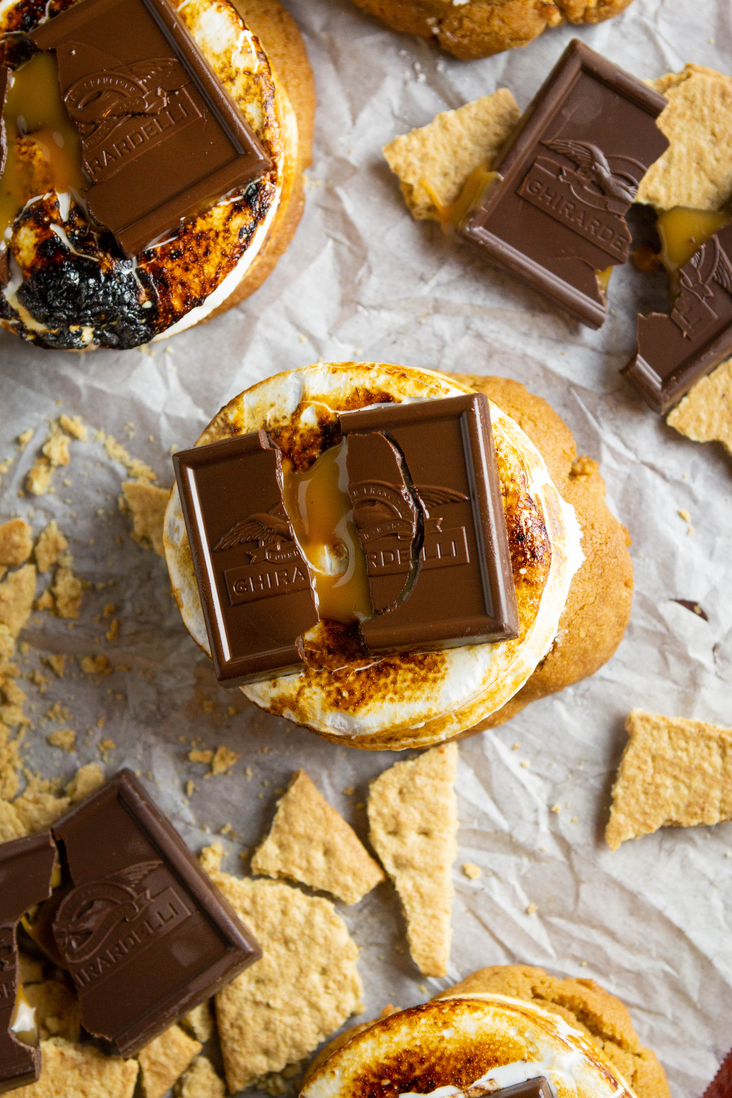 Open Face S'mores Sandwiches — knead. bake. cook.