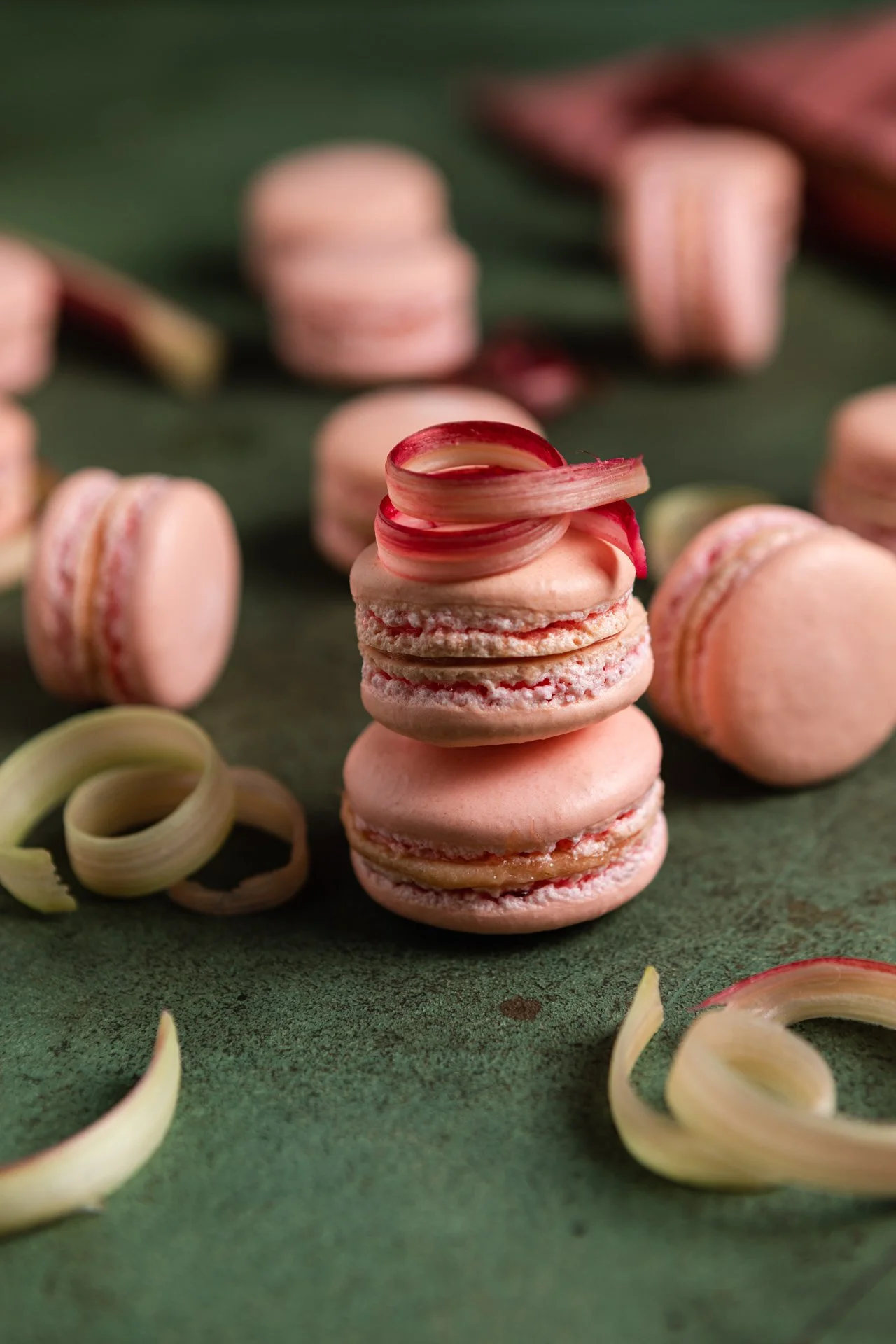 Rhubarb Macarons — knead. bake. cook.