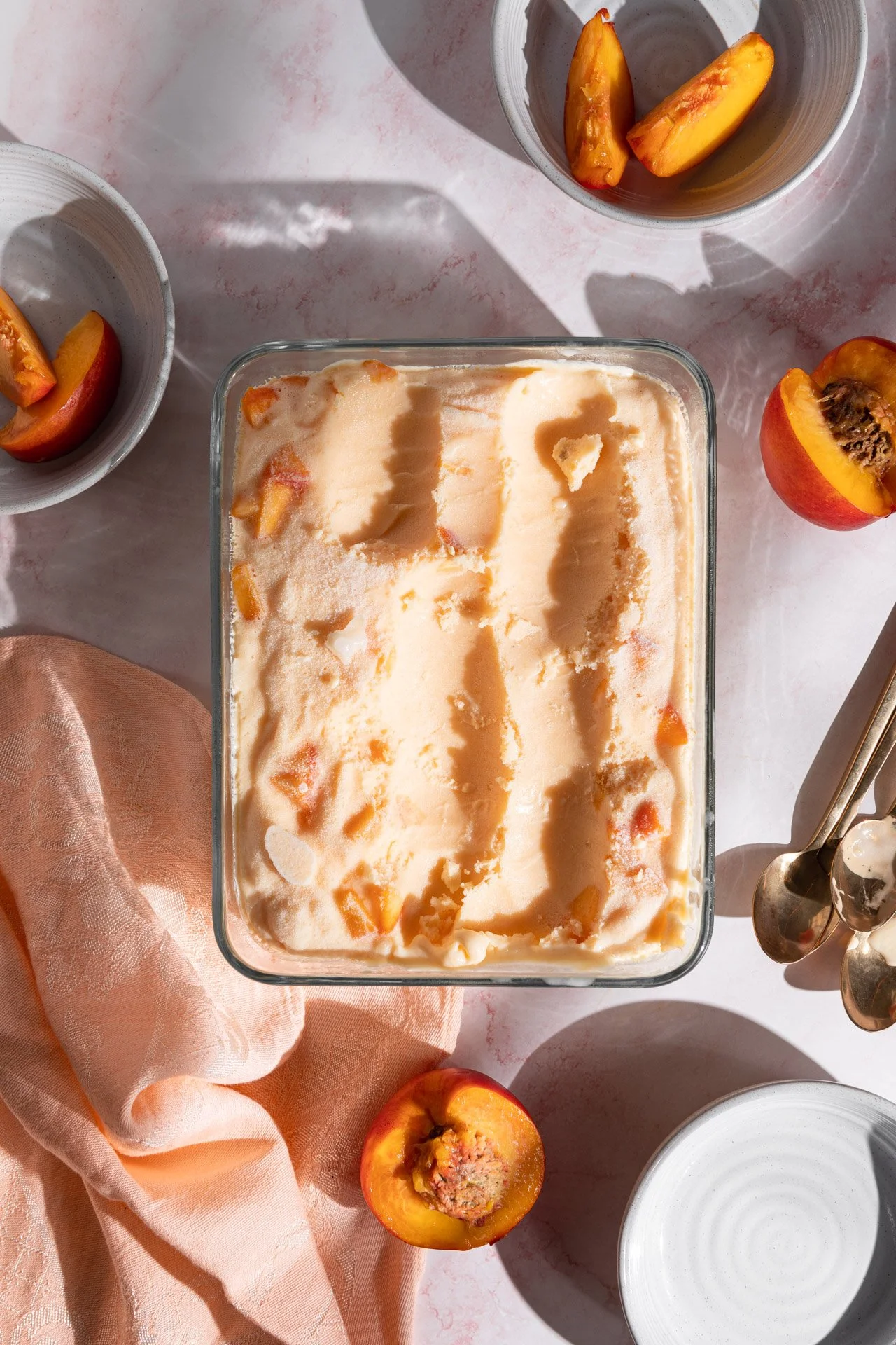 Nectarine Frozen Yogurt — knead. bake. cook.