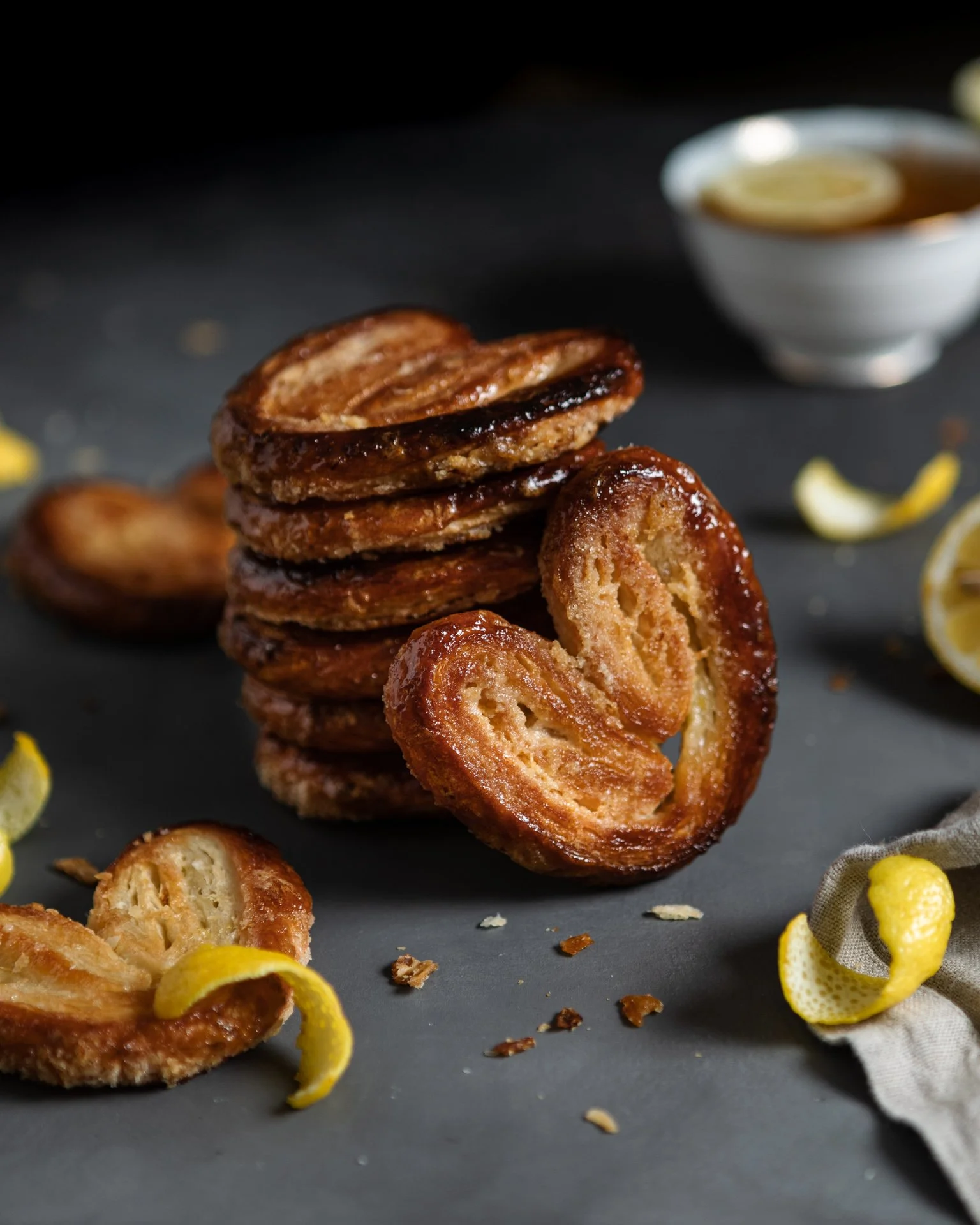 Lemon Palmiers — knead. bake. cook.