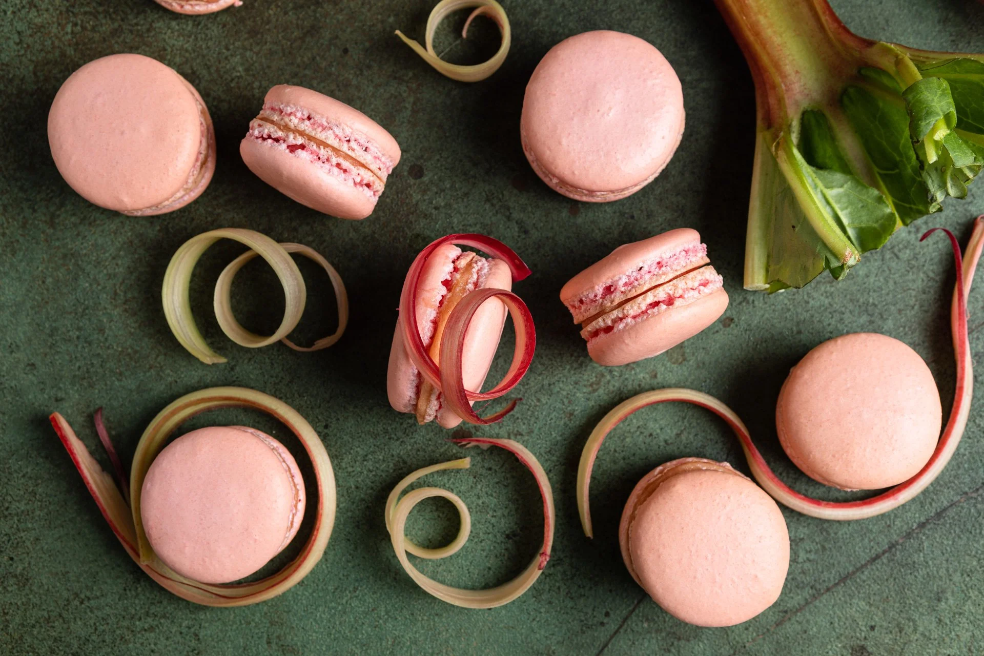 Rhubarb Macarons — knead. bake. cook.