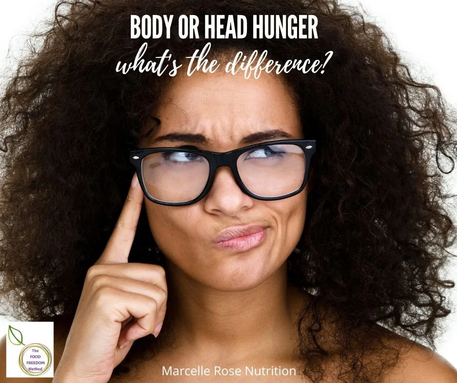 Body or head hunger? — Marcelle Rose Nutrition